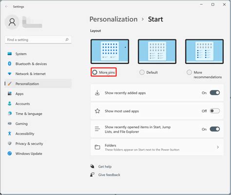 How To Show More Pinned Tiles On Windows 11 Start Menu Minitool Partition Wizard
