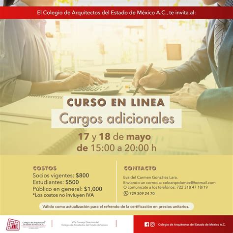 Cargos Adicionales Colegio De Arquitectos Del Estado De Mexico