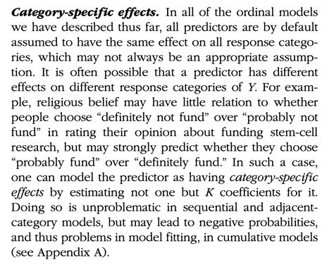 Ordinal Outcomes Cumulative Vs Sequential Logistic Regression