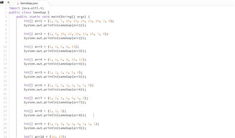 Solved Write A Static Method Called Samegap That Takes An