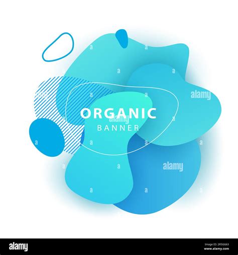 Colorful Unique Wavy Blobs Stock Vector Image And Art Alamy