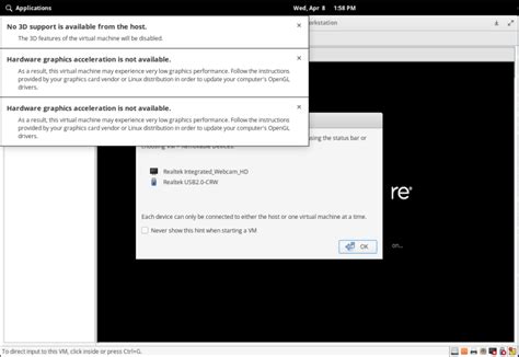 something no 3d support available from the host