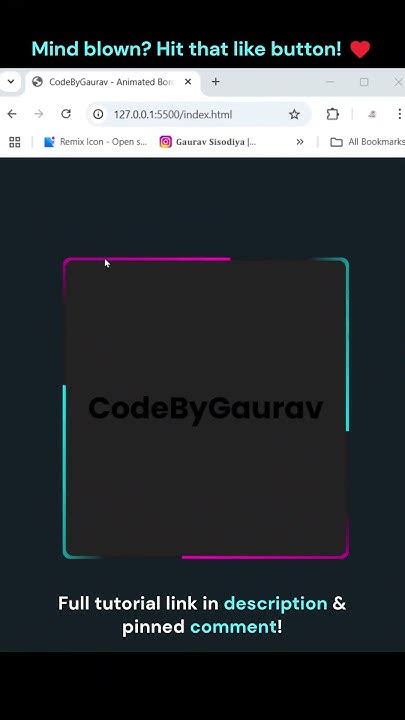 🌀 Cool Animated Borders Using Css Improve Website Ui Webdevelopment