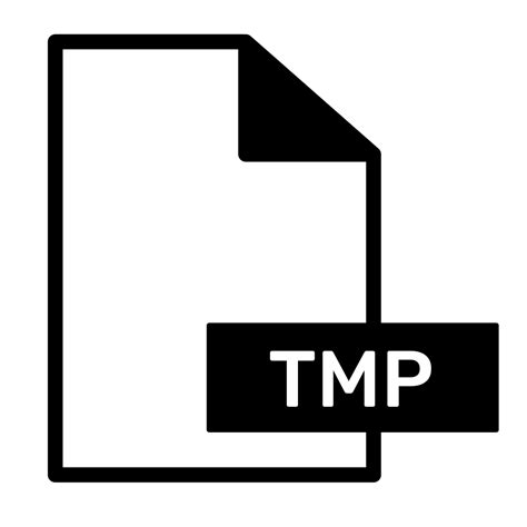 Tmp Vector Document Extension Icon Download On Iconfinder