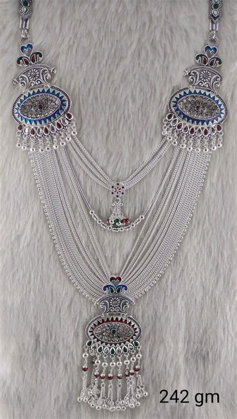 Silver Entic Ethenic Juda Kandora Weist Belt Wedding Jewelry Sets