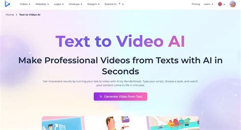 The 7 Best Ai Text To Video Generators In 2026 Renderforest