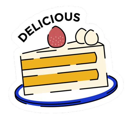 Cafe Cake Sticker By Krisflyerofficial Find And Share On Giphy
