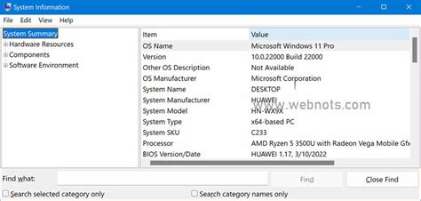 System Information App How To Find Your Windows 11 Pc Hardware And
