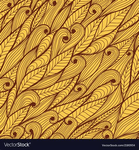 Seamless Monochrome Floral Pattern Royalty Free Vector Image