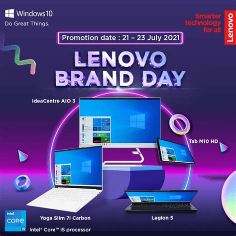 Jul Lenovo Brand Day Promo Everydayonsales Com