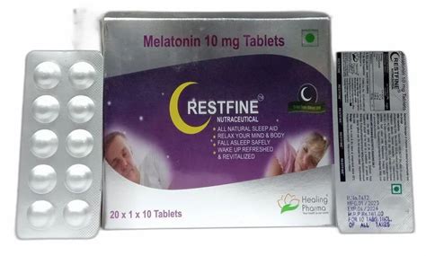 10mg Melatonin Tablet At ₹ 100stripe Natrol Melatonin Tablet In