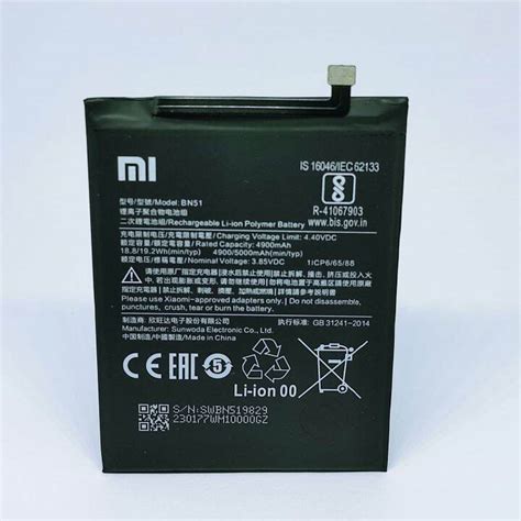 BATERAI BATRE XIAOMI REDMI 8A BN51 BN 51 ORI | Lazada Indonesia