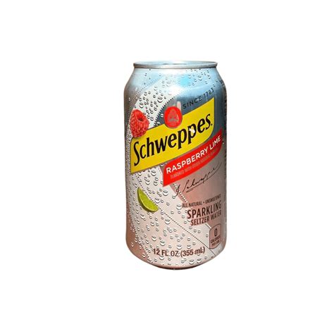Buy Schweppes Seltzer Raspberry Lime Sparkling Water Cans12 Fl Oz 12