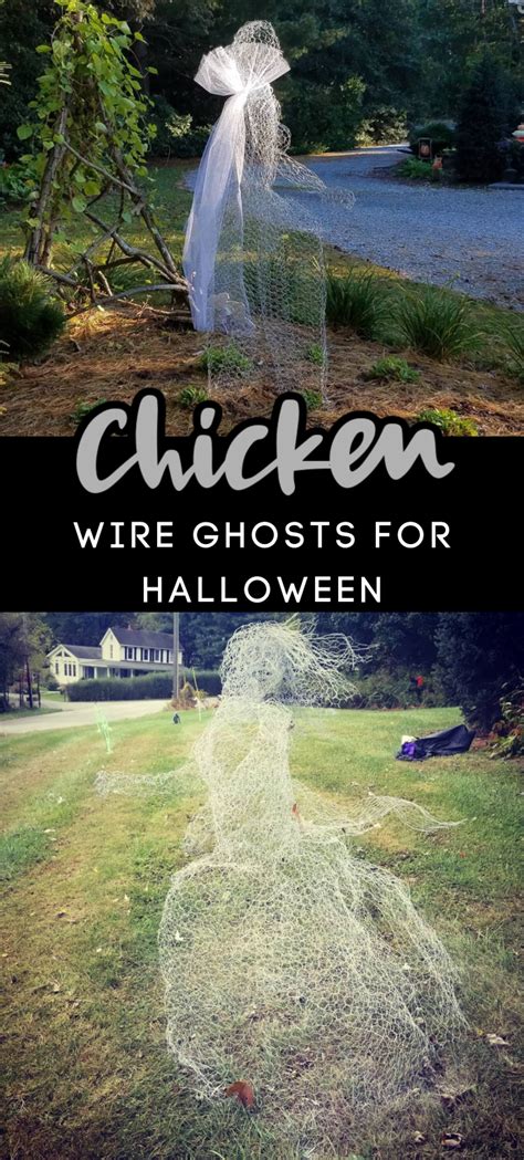 Chicken Wire Ghosts Diy Artofit