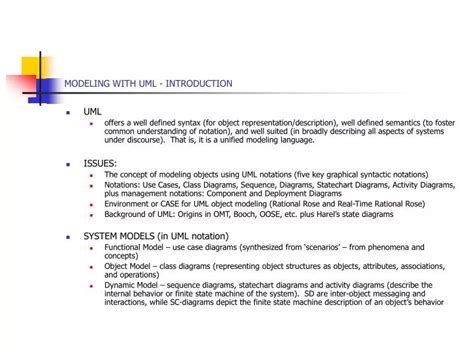 ppt modeling with uml introduction powerpoint presentation free