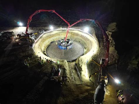 中国能源建设股份有限公司 基层动态 中国能建乌兹别克斯坦巴什和赞克尔迪风电项目首台风机基础顺利浇筑完成