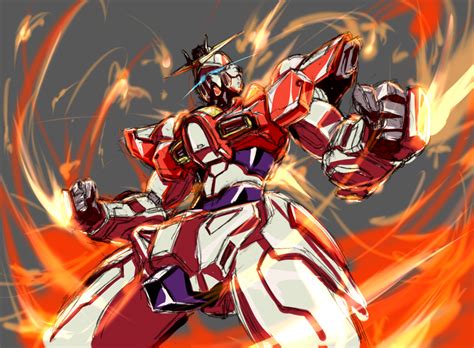Build Burning Gundam Gundam And 2 More Drawn By Robomisucha Danbooru