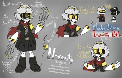 Murder Drones Insanity Path N Sanity Ref 1 By Itzulzyx On Deviantart