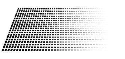 3d segmented dashed lines geometric pattern vanish diminish lines in