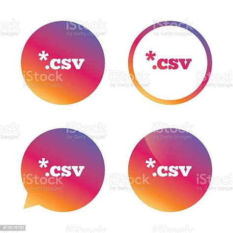 파일 문서 아이콘을 클릭합니다 Csv 다운로드 버튼을 클릭합니다 0명에 대한 스톡 벡터 아트 및 기타 이미지 0명 기하