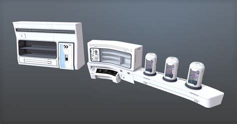 sci fi shelf 3d sci fi unity asset store