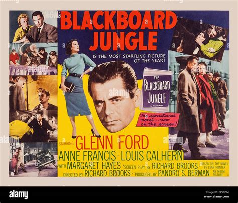 Blackboard Jungle Movie Poster Banque De Photographies Et Dimages à