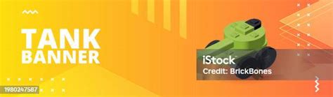 인쇄 및 디자인을 위한 탱크가 있는 배너 벡터 일러스트 레이 션입니다 3차원 형태에 대한 스톡 벡터 아트 및 기타 이미지 3차원 형태 개념 개념과 주제 Istock