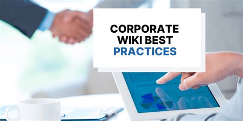 Best Practices When Creating A Corporate Wiki Archbee