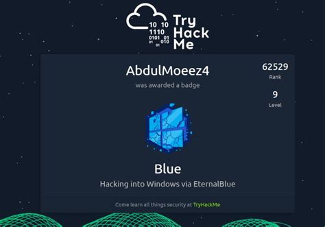 abdul moeez siddiqui on linkedin cybersecurity hacking tryhackme privilegeescalation