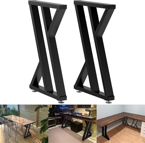 28 Heavy Duty Black Steel Metal Triangle Shape Table Legs