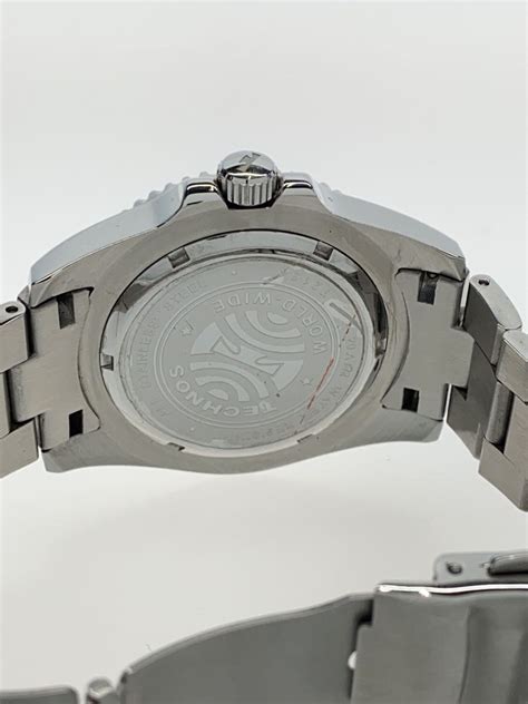 Technosテクノス クォーツ腕時計アナログステンレスblkslvt2134 中古品の販売・通販ならセカンドストリート