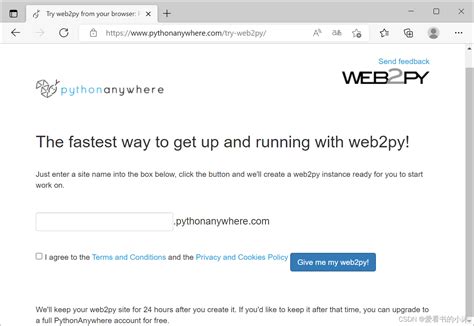 【小沐学python】python实现web服务器（web2py）python Web服务器 Csdn博客