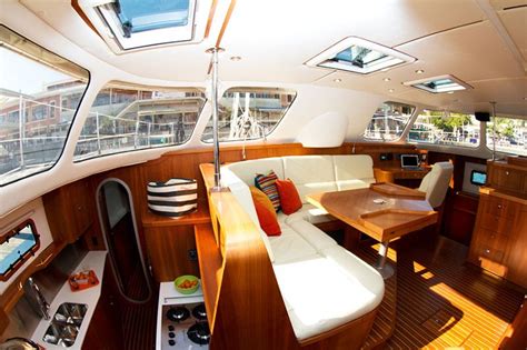 Antares 44 Catamaran Interior Pictures Boat Interior Design