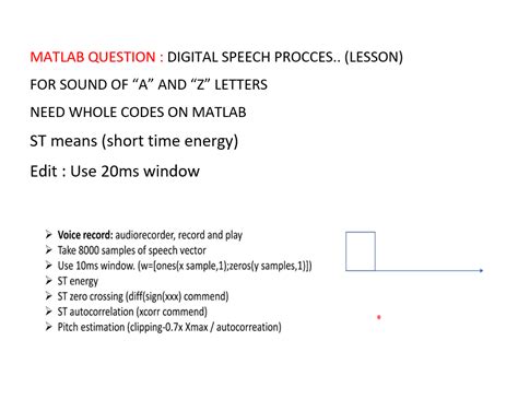 MATLAB QUESTION DIGITAL SPEECH PROCCES LESSON Chegg
