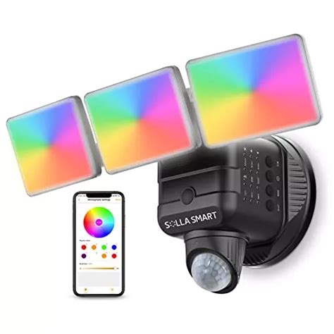 Luces Led De Seguridad De W Con Sensor De Movimiento Rgb Meses Sin Inter S