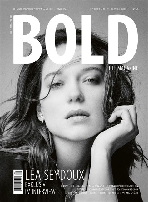 𝐋𝐞𝐚 𝐒𝐞𝐲𝐝𝐨𝐮𝐱 Girls Life Magazine Léa Seydoux Magazine Cover Page