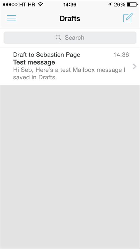 Mailbox For IPhone And IPad Gains Drafts