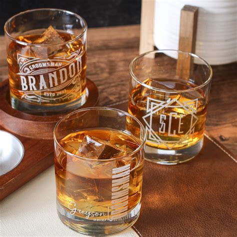 Personalized Rocks Glasses Etsy