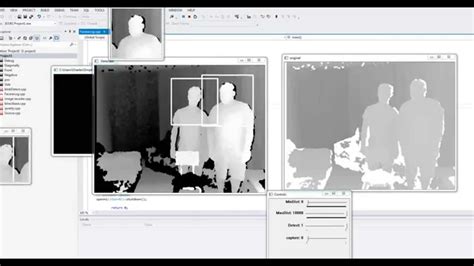 Kinect Opencv Upper Body Detection 2 Youtube