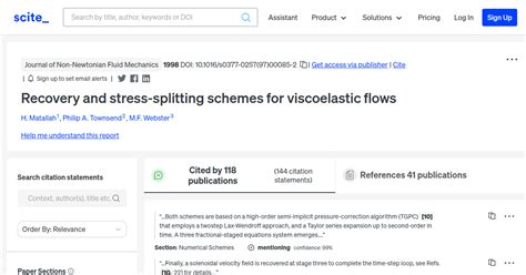 recovery and stress splitting schemes for viscoelastic flows
