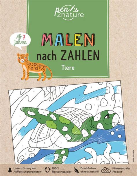 Malen nach Zahlen Tiere | Kinderleicht wird jedes Bild zum Kunstwerk ...