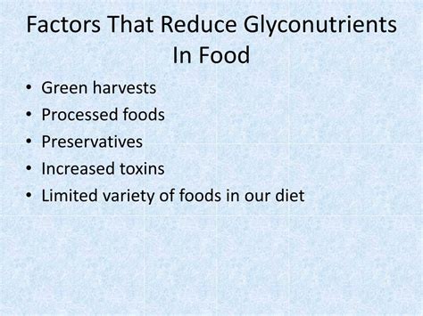 Ppt Glyconutrients Powerpoint Presentation Free Download Id2949780