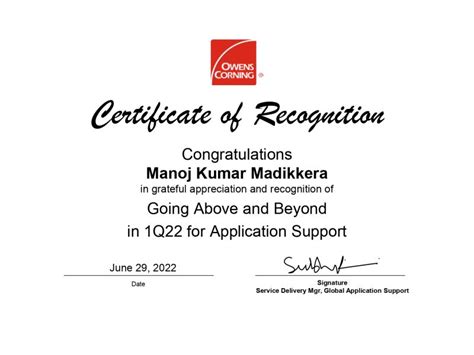 Manoj Kumar M On Linkedin Goingaboveandbeyond Owenscorning Everydaylearning