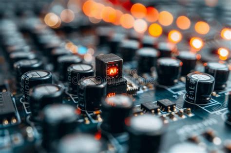 Ai Microchip On Circuit Board Digital Art Technology Innovation