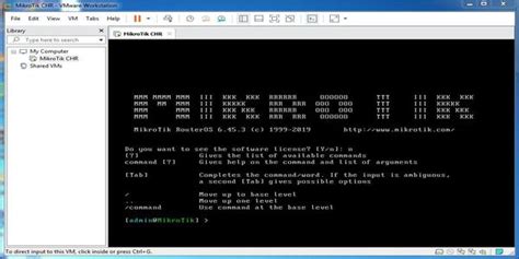 How To Install Mikrotik Chr On Vmware Workstation System Zone