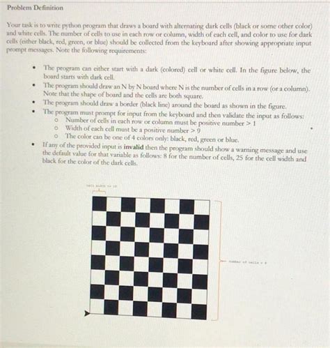 Solved Problem Definition Your Task Is To Write Python