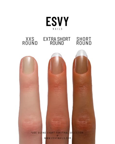 Extra Short Round Esvy Nails