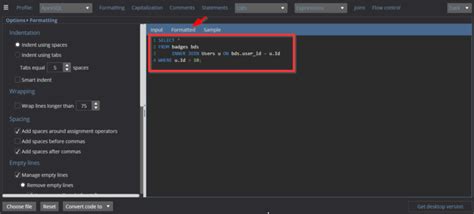 popular free sql online compilers