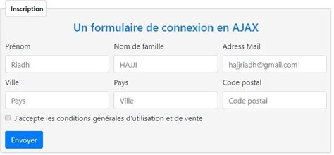 Gérer Les Formulaires Avec Jquery Et Ajax Apcpedagogie