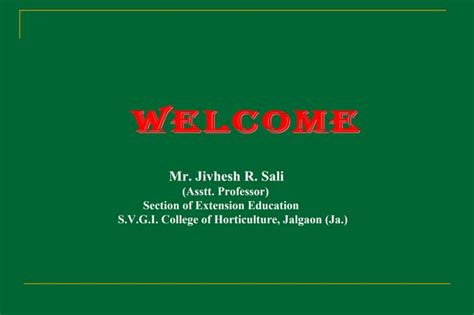 extension teaching methods ppt workshops and classes hobbies